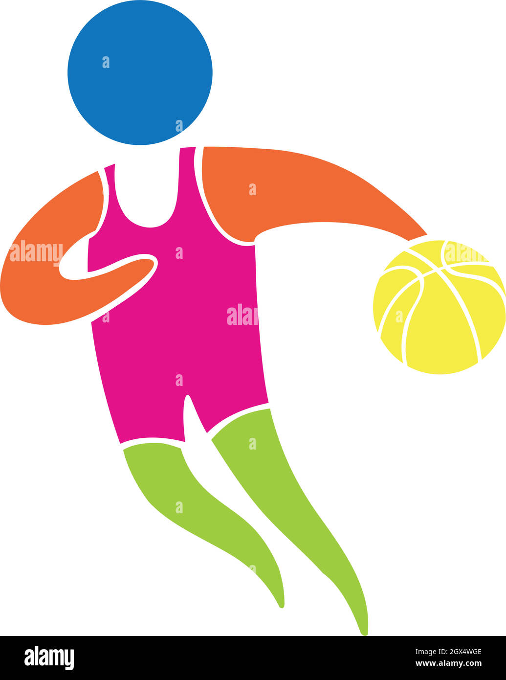 Basketball icon on white background Stock Vector Image & Art - Alamy