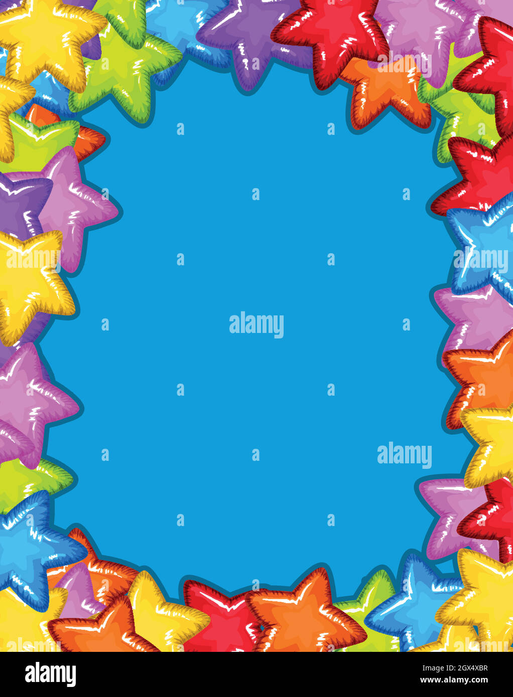A colourful star frame Stock Vector Image & Art - Alamy