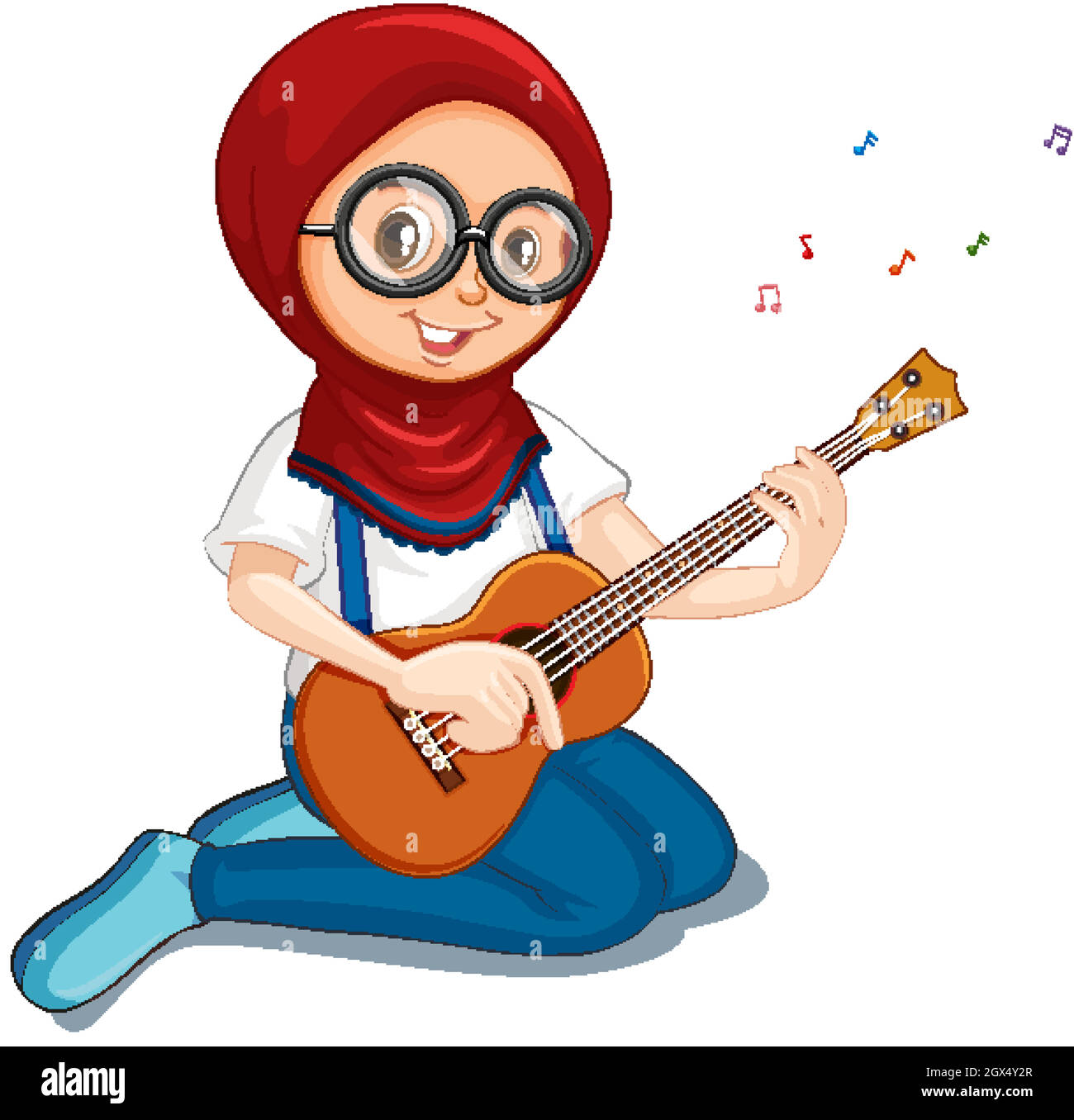 Cartoon ukulele hi-res stock photography and images - Alamy