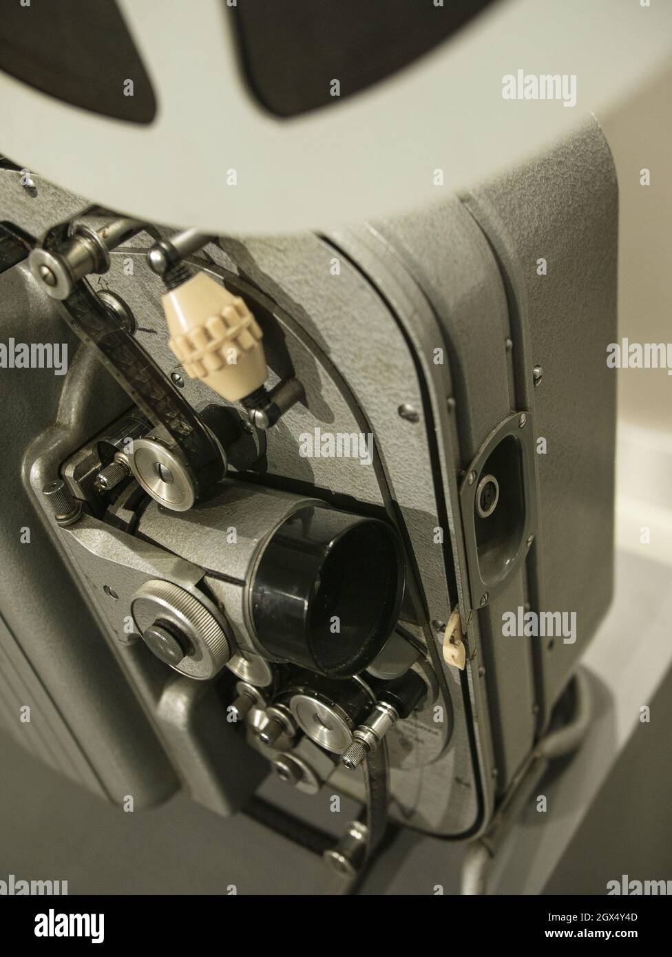 Old style movie projector, still-life, close-up. vintage, old-fashioned ...