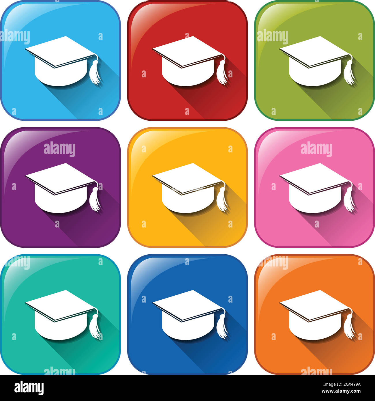 Green coloured hat Stock Vector Images - Alamy