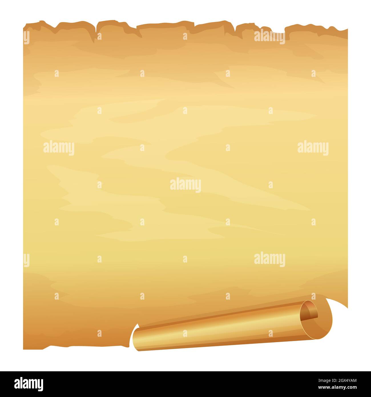 Big golden scroll of parchment Stock Vector Image & Art - Alamy