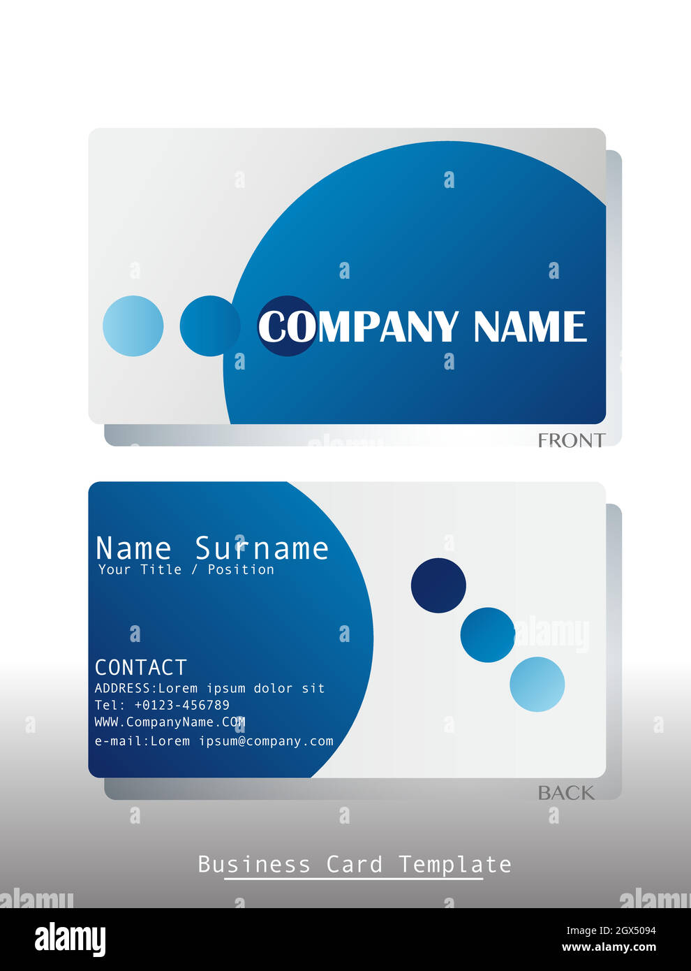 Business card sample hi-res stock photography and images - Alamy