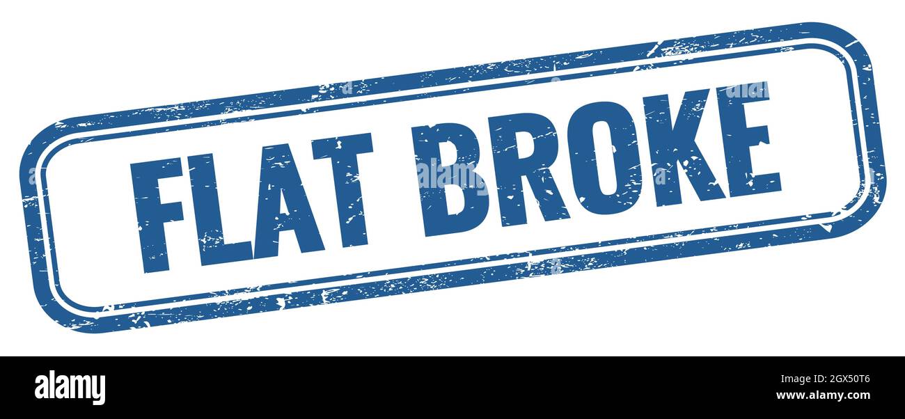 Flat broke stamp hi-res stock photography and images - Alamy