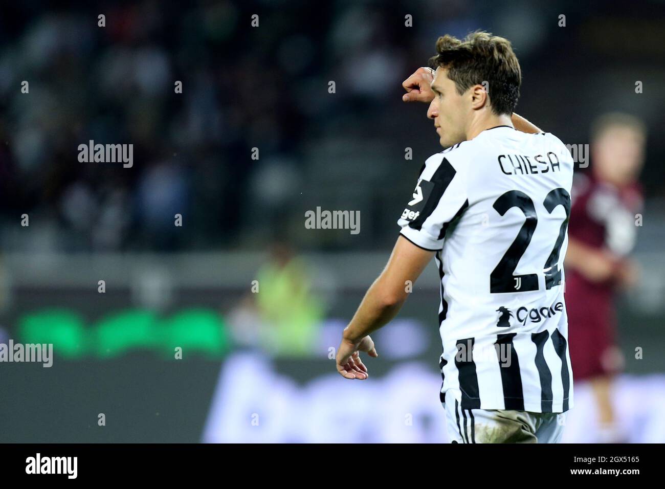 Federico Chiesa of Juventus Fc gestures during the Serie A match ...