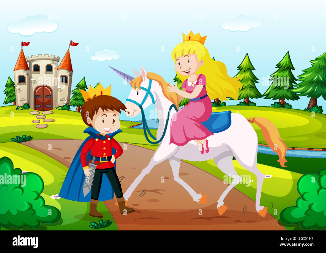 Prince And Princess Fairytale