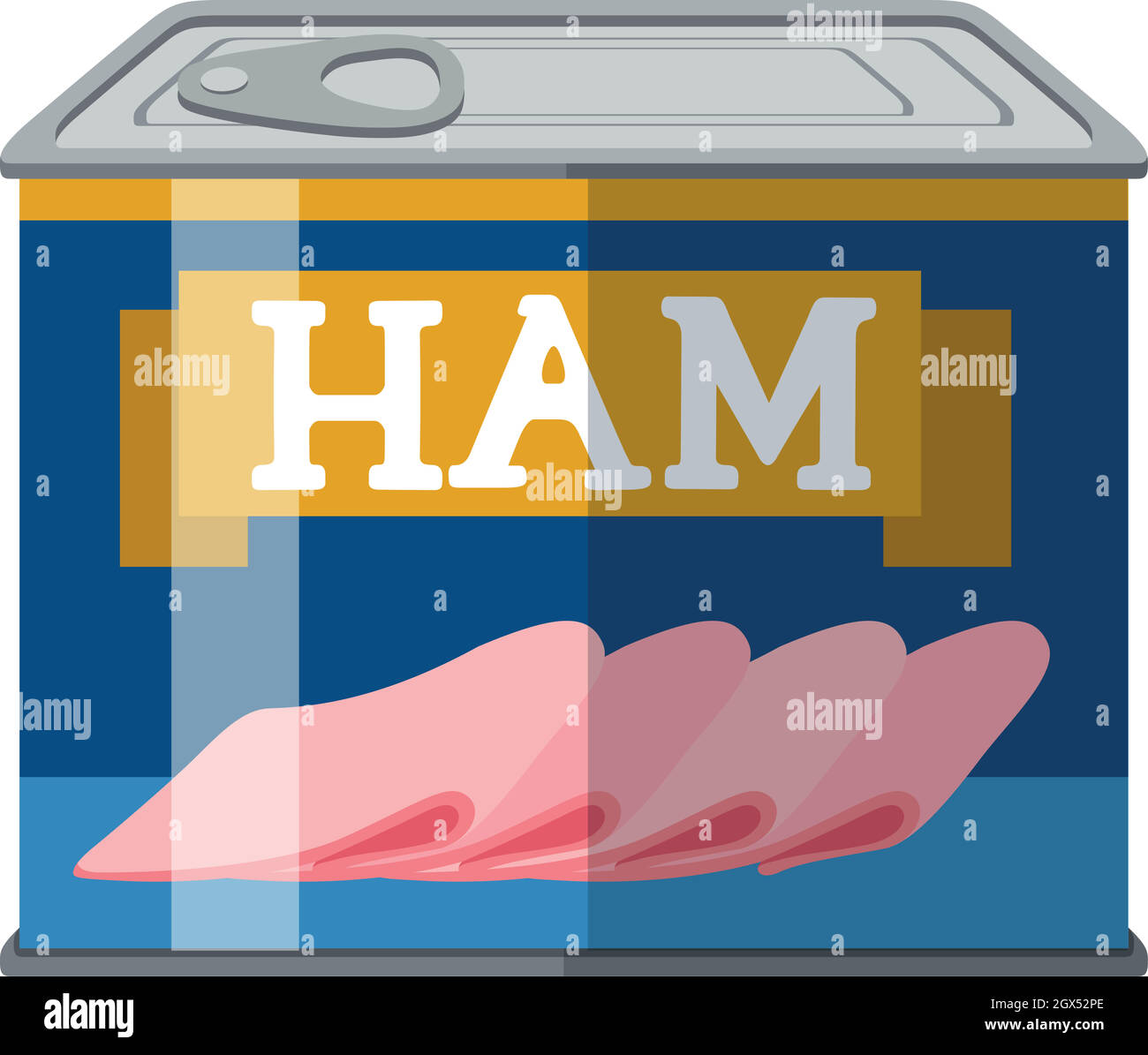 Canned pork Stock Vector Images - Alamy