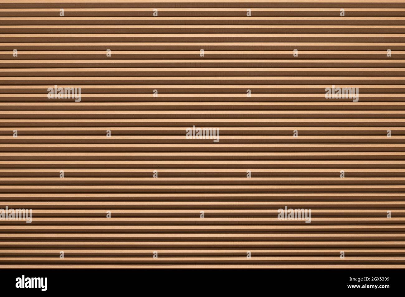 Stylish brown pleated window blinds texture background. Trendy, elegant ...