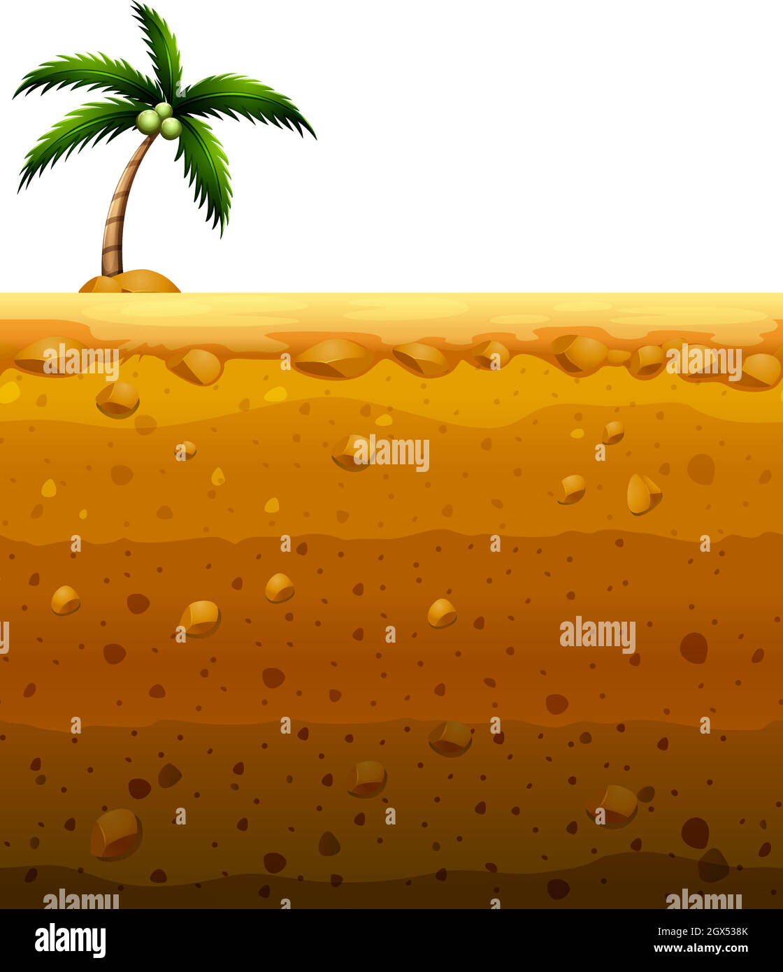 Sand coconut Stock Vector Images - Alamy