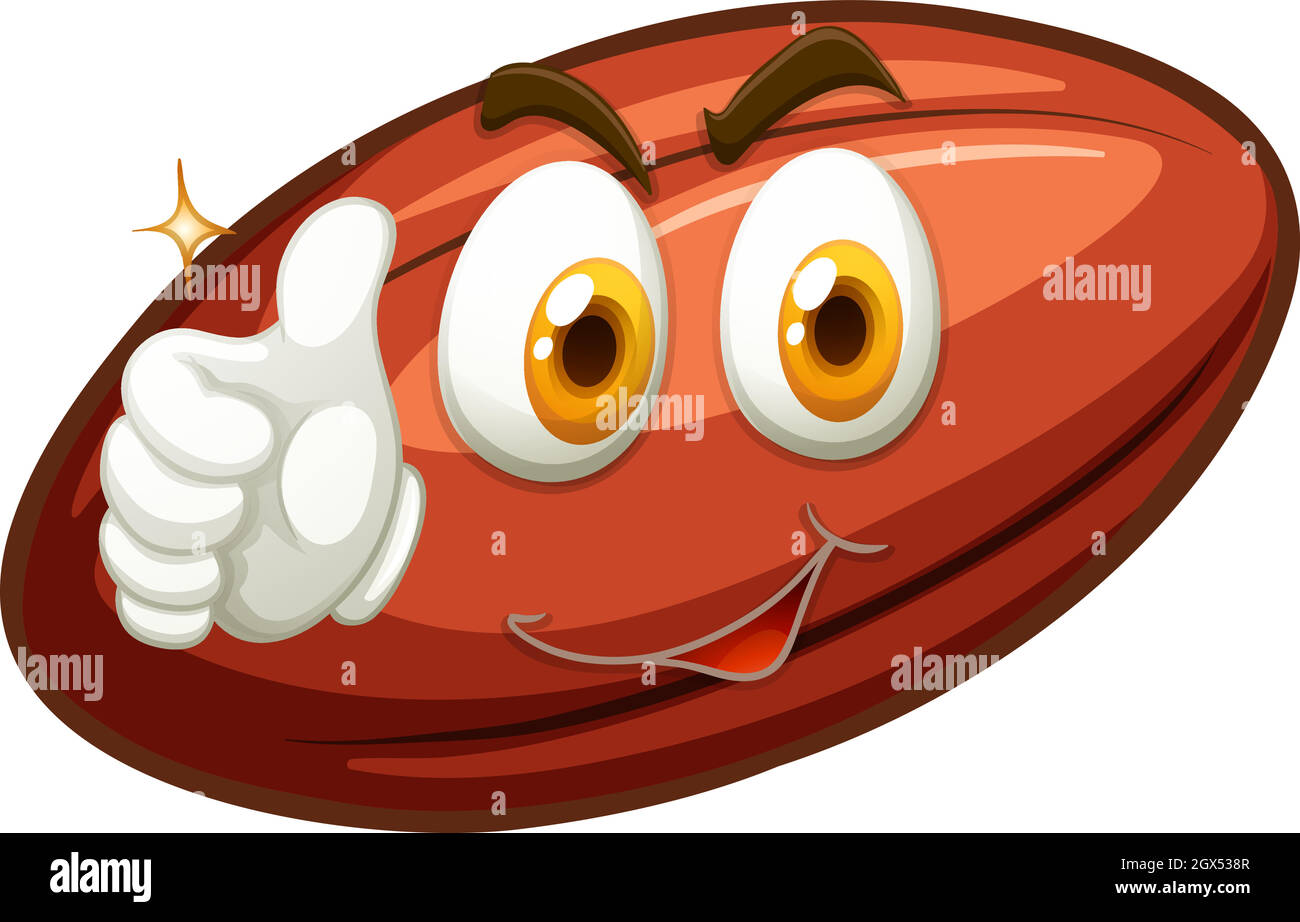 Rugby ball clipart hi-res stock photography and images - Alamy