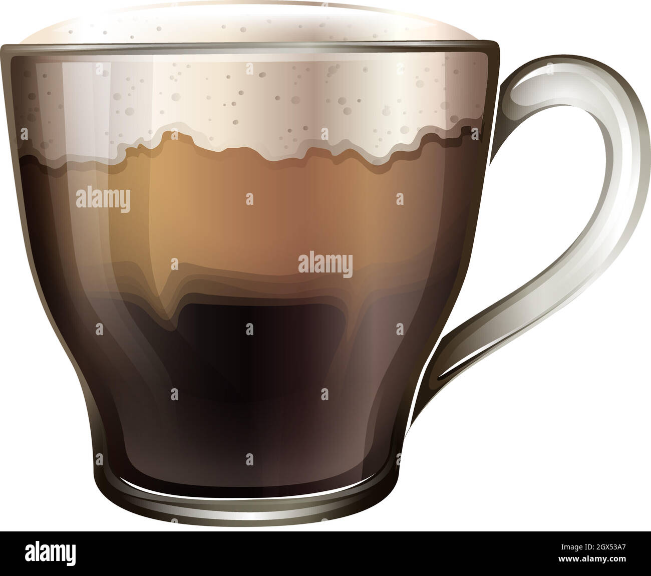 Coffee mug white background Stock Vector Images - Alamy