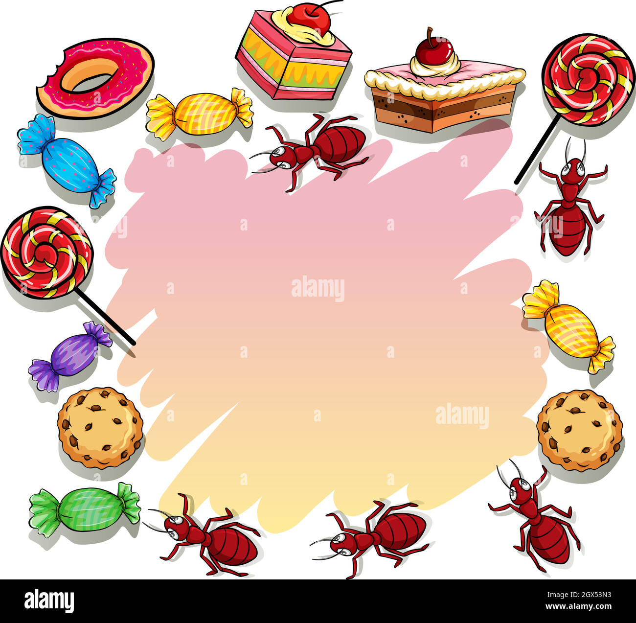 Sweets poster Cut Out Stock Images & Pictures - Alamy
