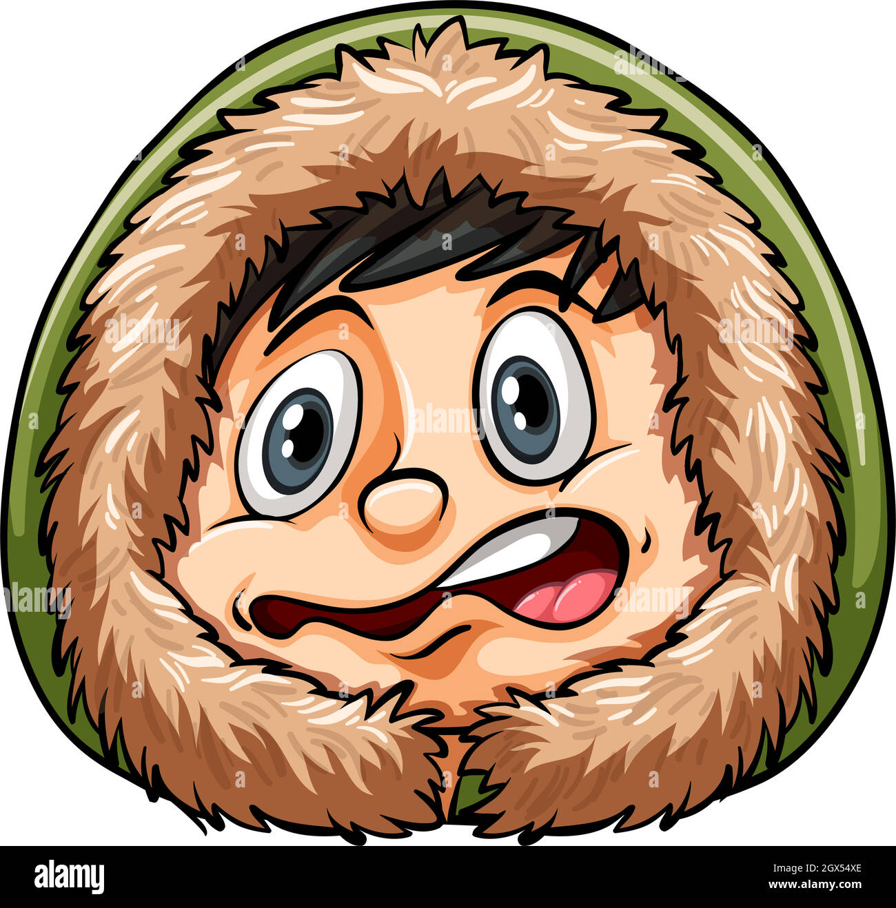 Boy getting cold Stock Vector Image & Art - Alamy