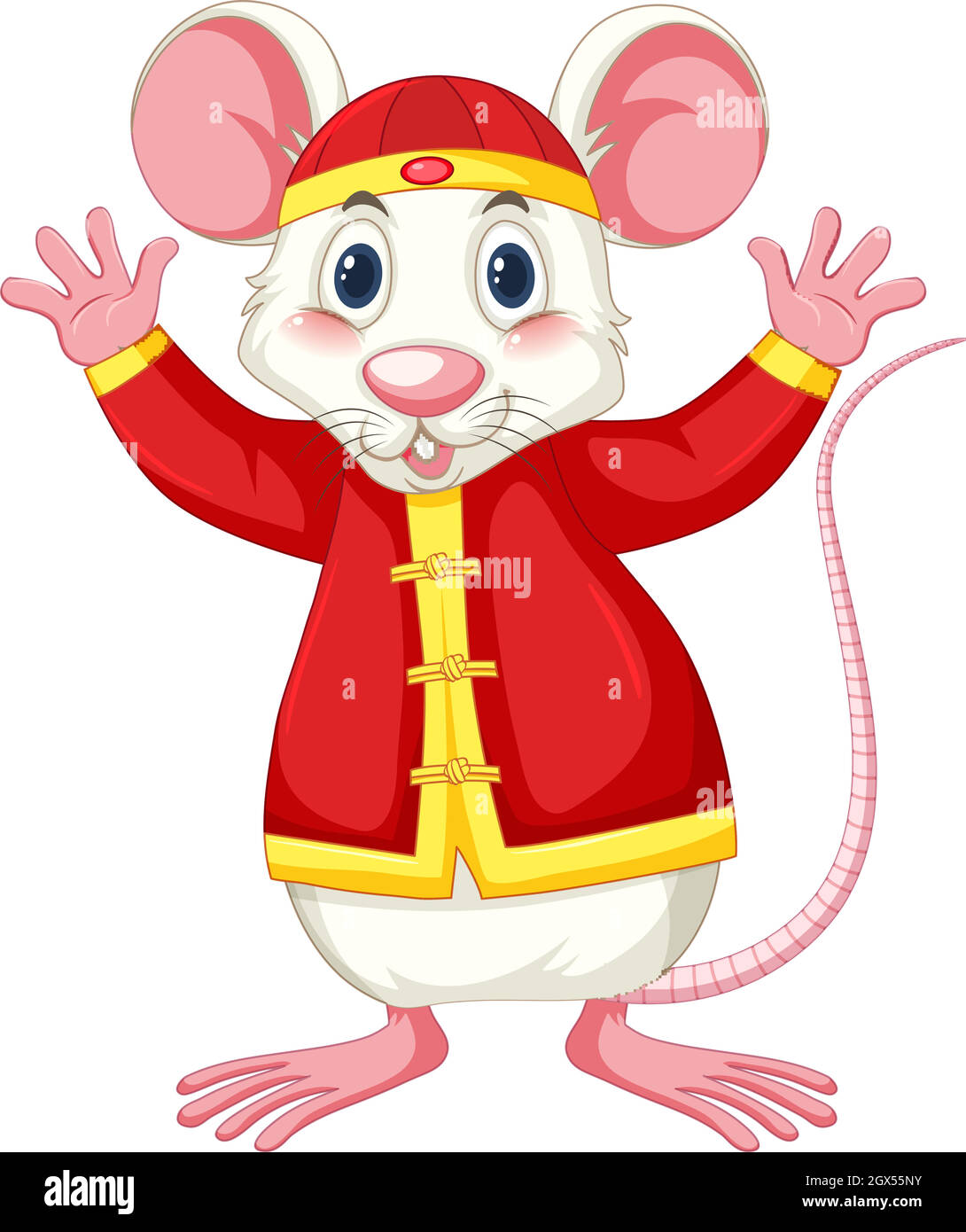 Chinese smile illustration Cut Out Stock Images & Pictures - Alamy