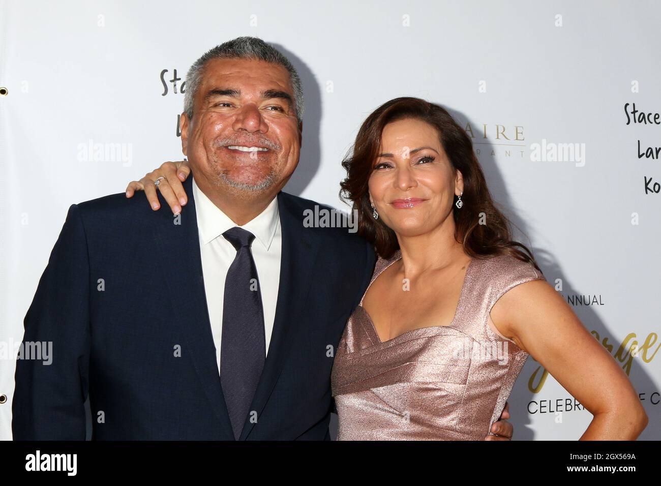 George Lopez Constance Marie At The George Lopez Foundation 14th