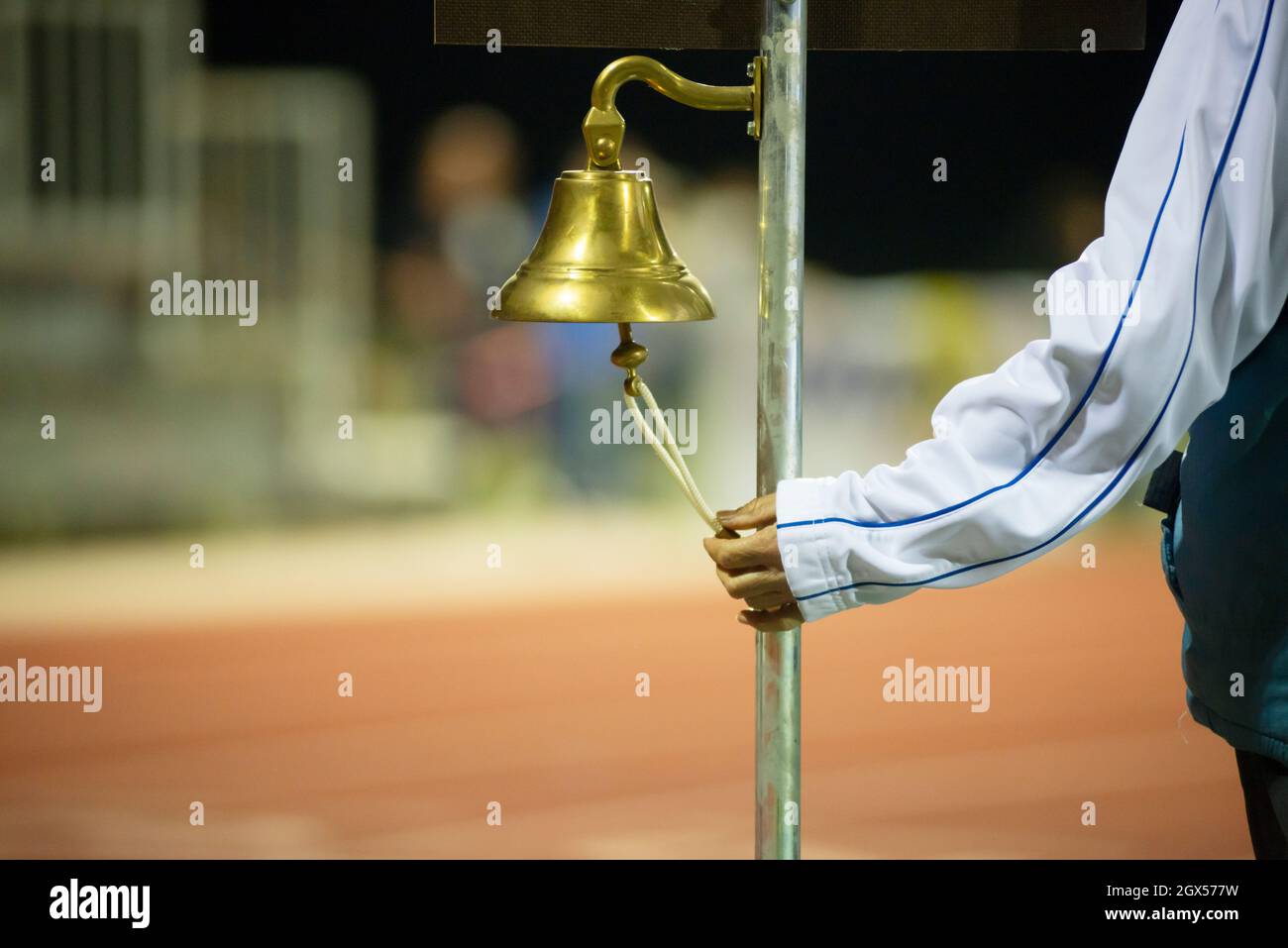 Last lap bell hi-res stock photography and images - Alamy