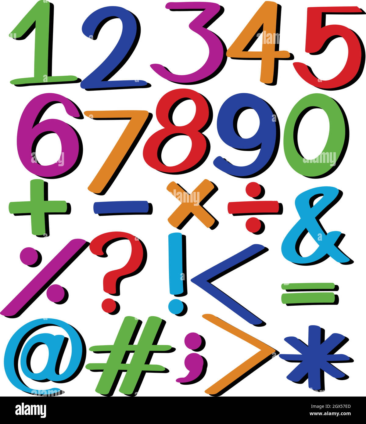 Counting numbers on board hi-res stock photography and images - Alamy