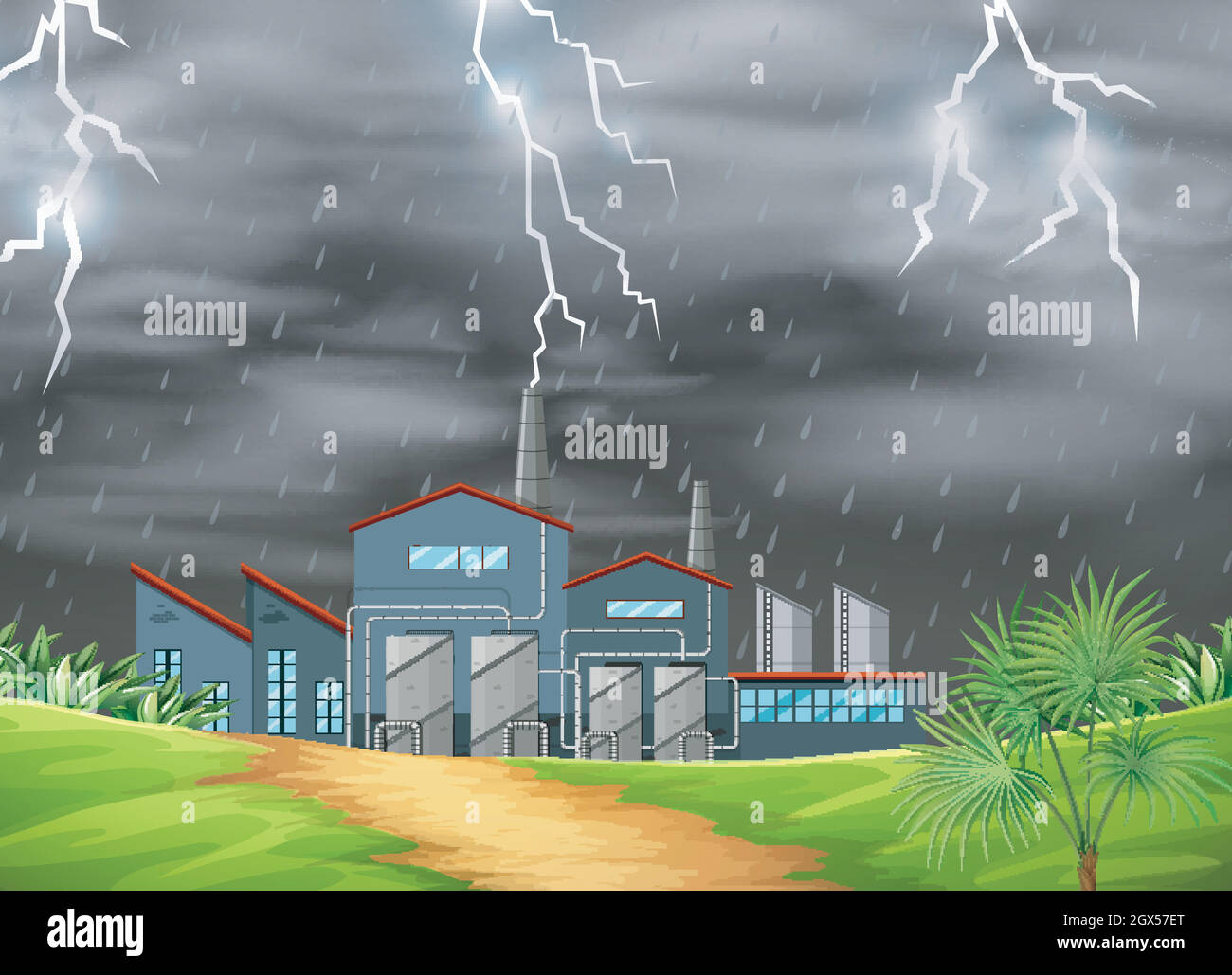 Plant factory thunder storm hi-res stock photography and images - Alamy