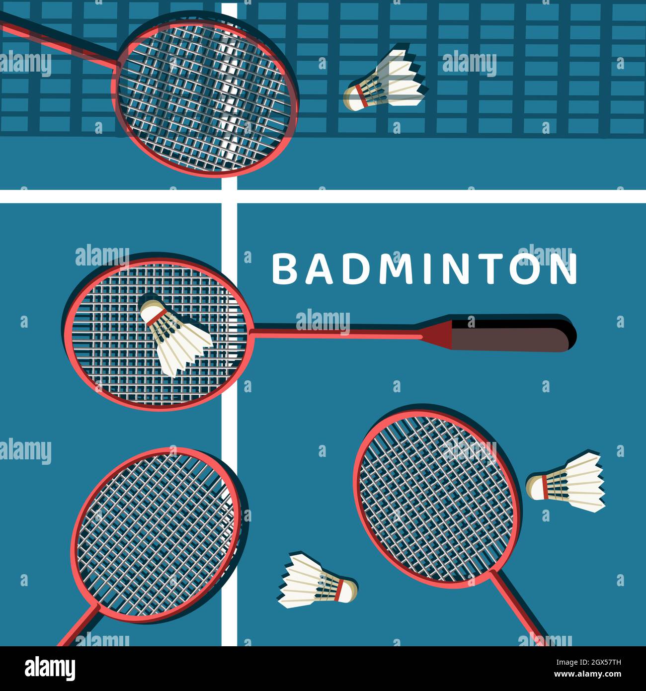 Badminton pattern background vector illustration Stock Vector Image ...