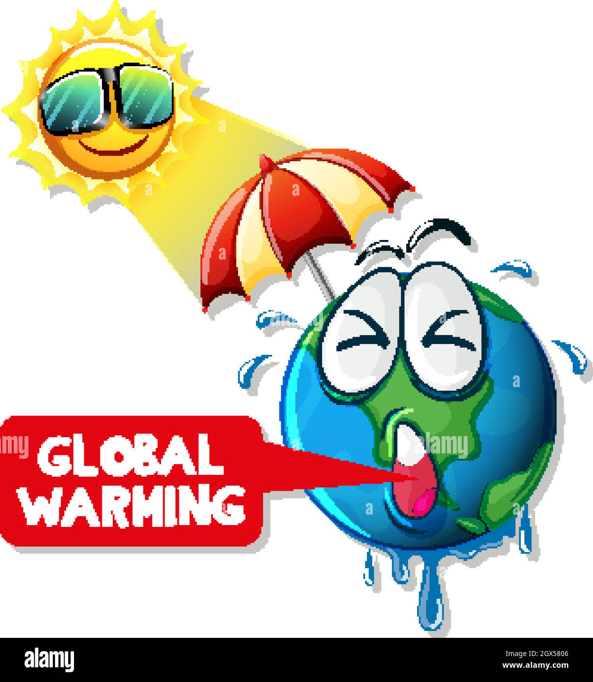 Pollute the earth Cut Out Stock Images & Pictures - Alamy