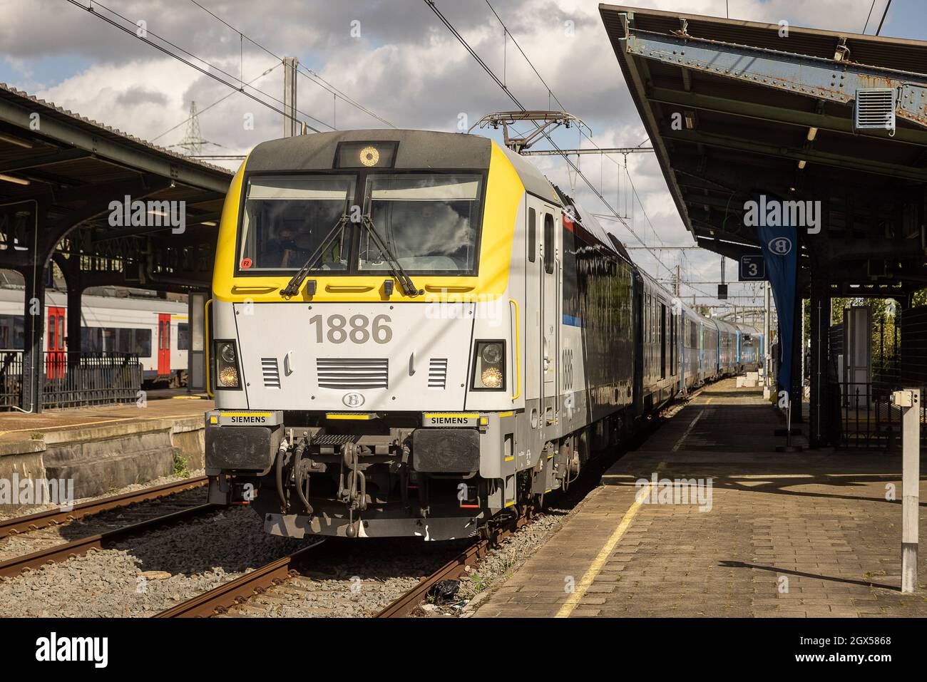 Illustration picture shows the 'Connecting Europe Express' train ...