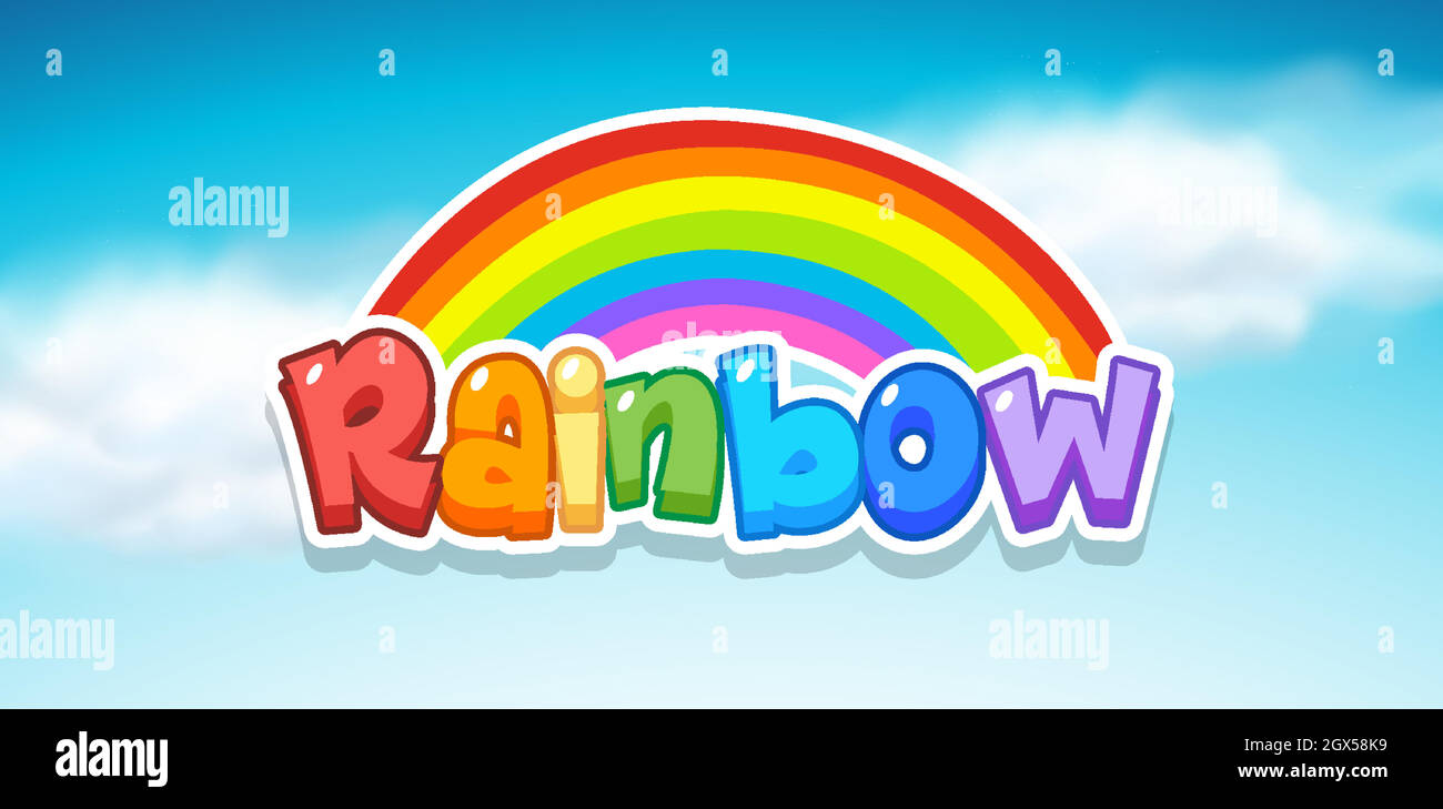 Background rainbow colors Stock Vector Images - Alamy