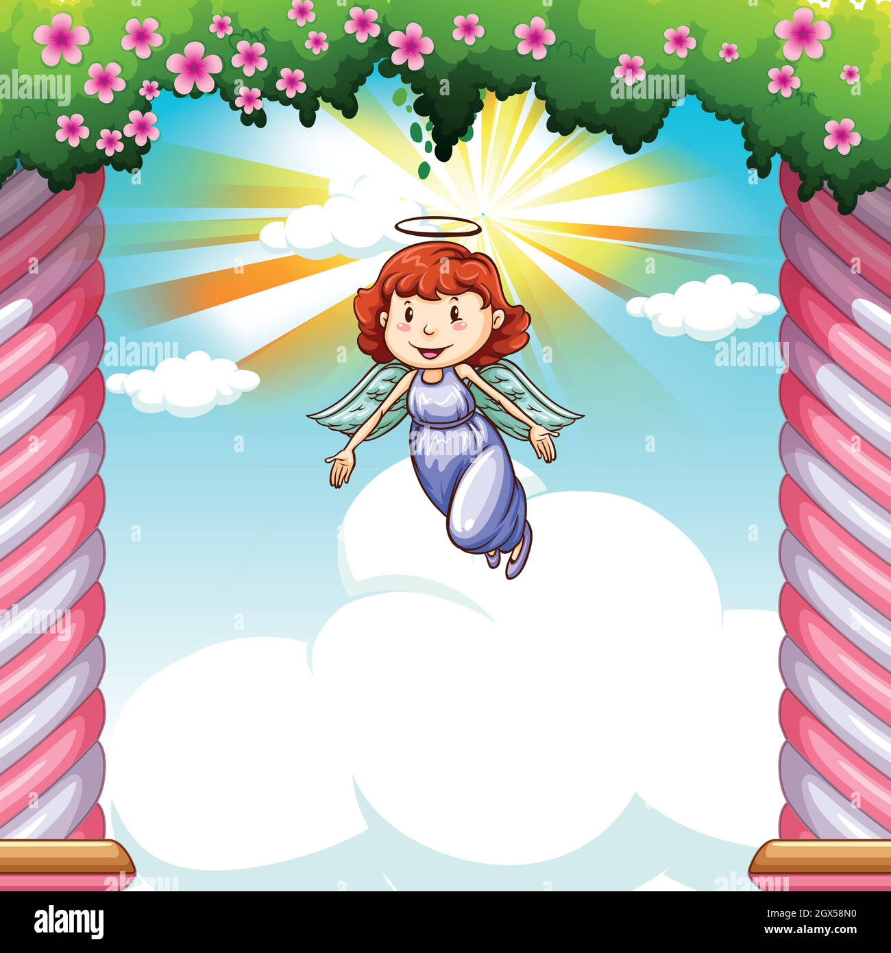 Female flying heaven hi-res stock photography and images - Alamy