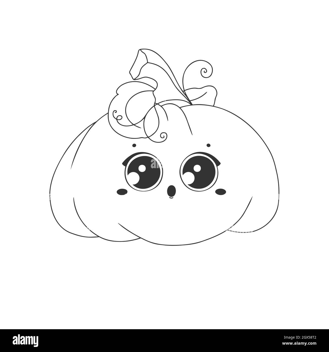 Pumpkin with a smiling face. Halloween pumpkin. Happy Halloween Vector ...