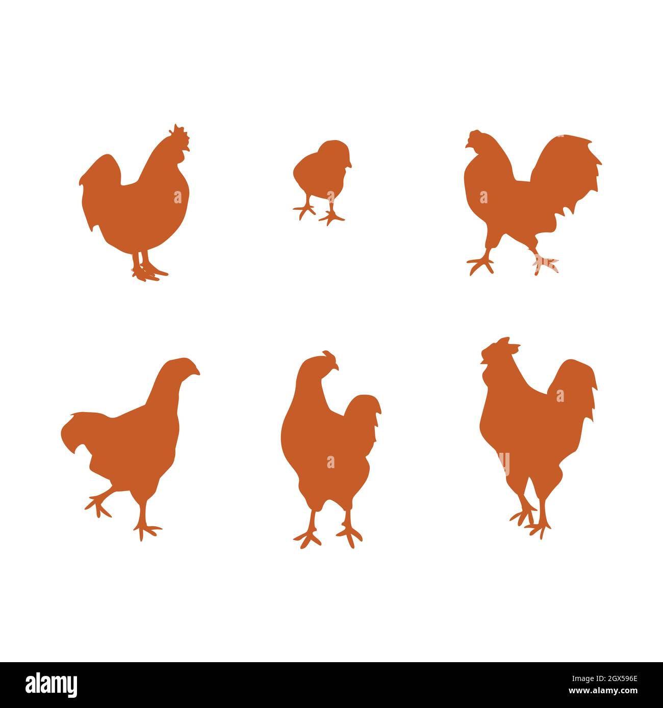 Chicken Silhouette Clip Art