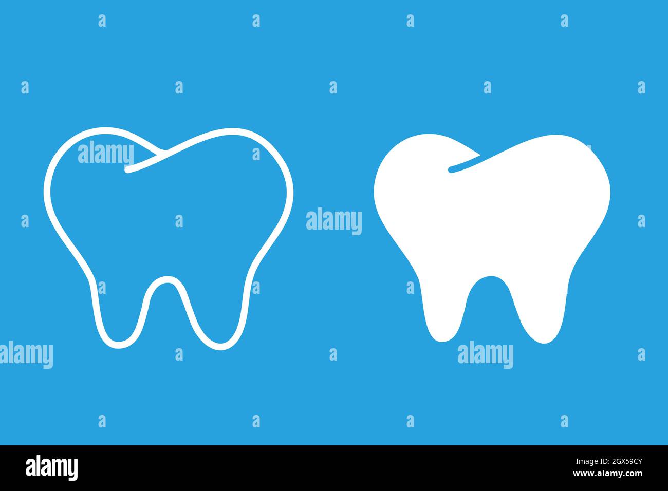 Human tooth Stock Vector Images - Alamy