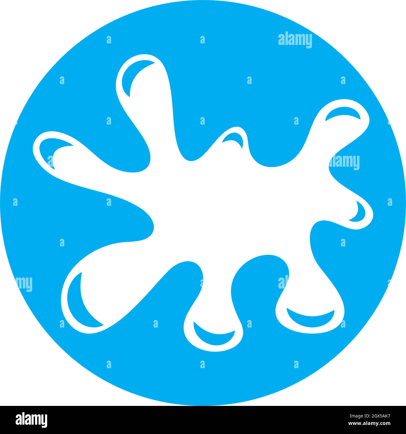 Water motion illustration Stock Vector Images - Alamy