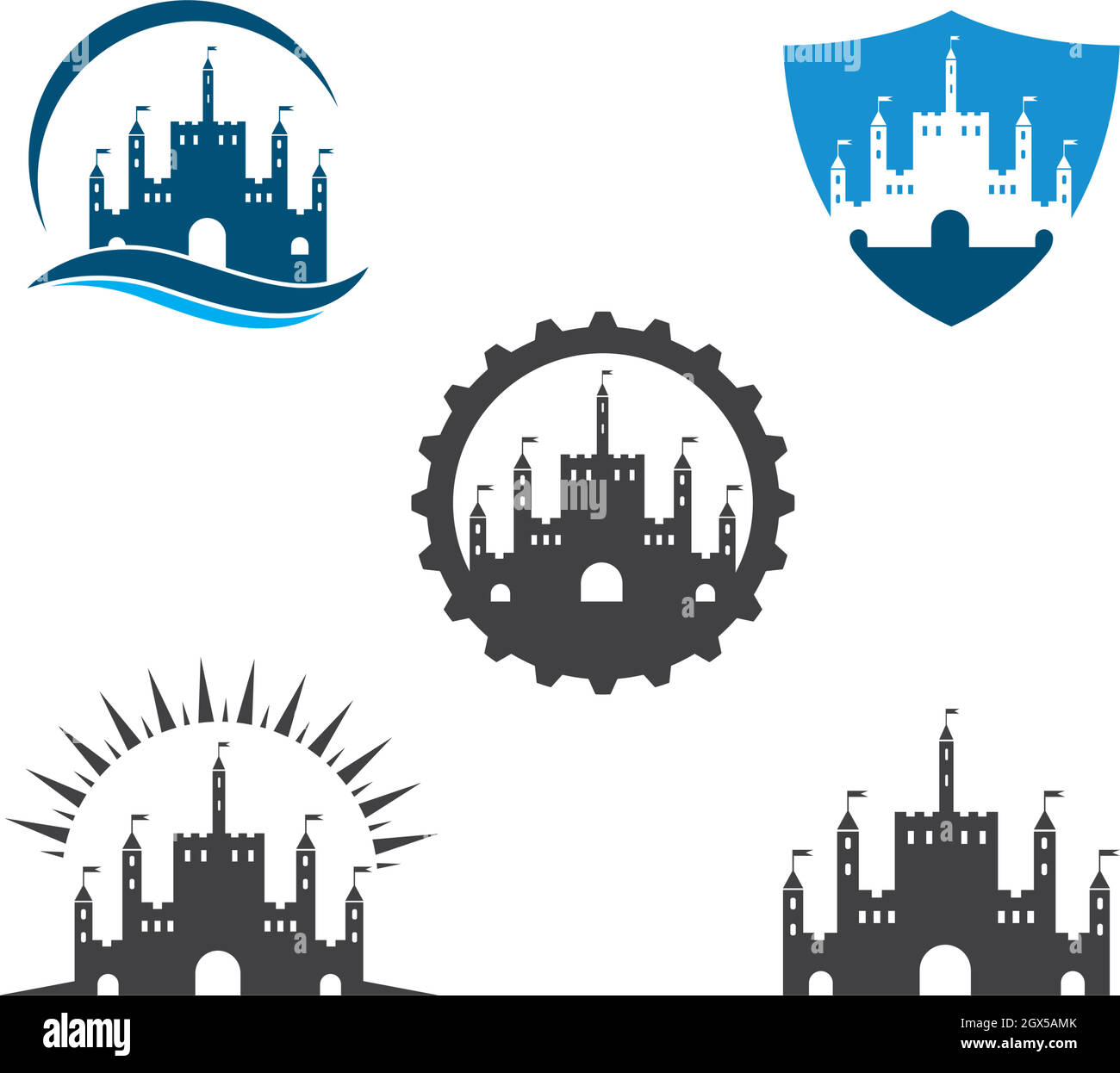castle icon vector illustration design Stock Vector Image & Art - Alamy