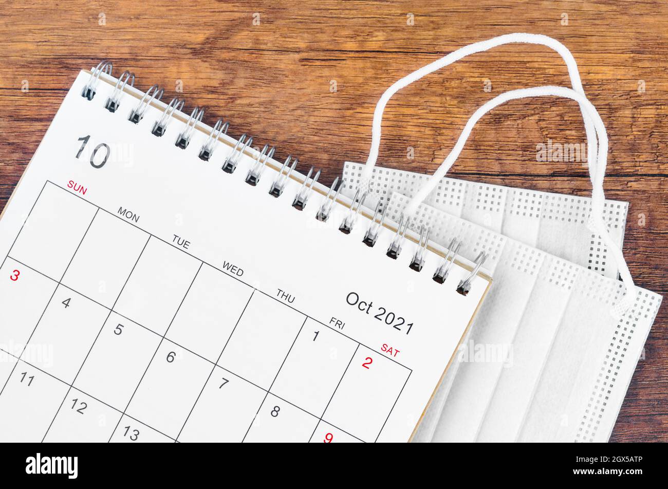 October medical calendar hi-res stock photography and images - Alamy