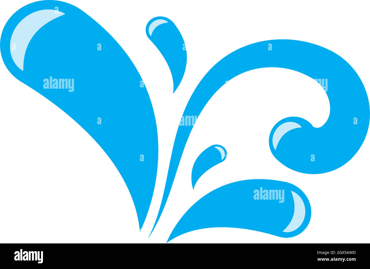 Water Splash vector illustration design Stock Vector Image & Art - Alamy