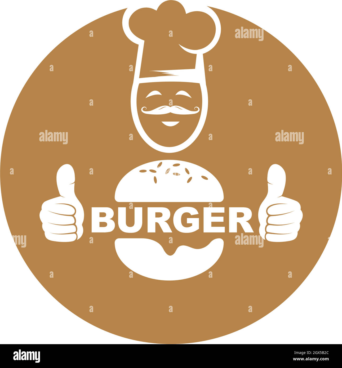 Burger chef sign hi-res stock photography and images - Alamy