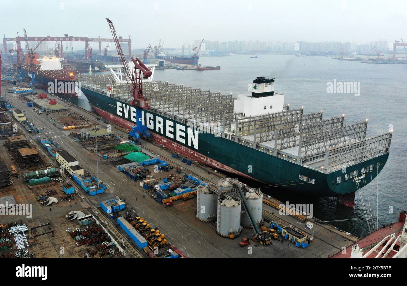 Aerial ever given suez canal hi-res stock photography and images - Alamy