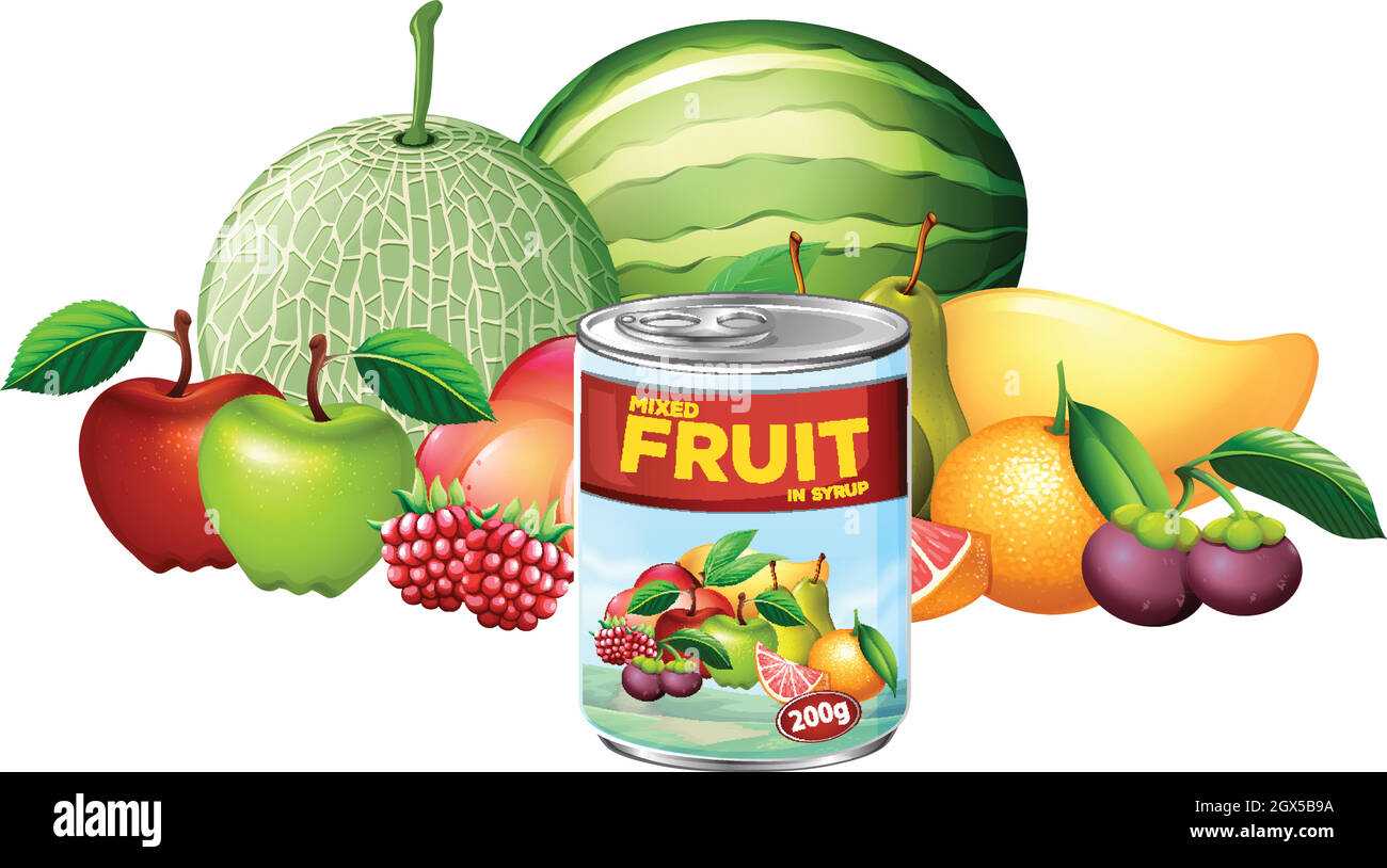 Fruit at a Stock Vector Images - Alamy