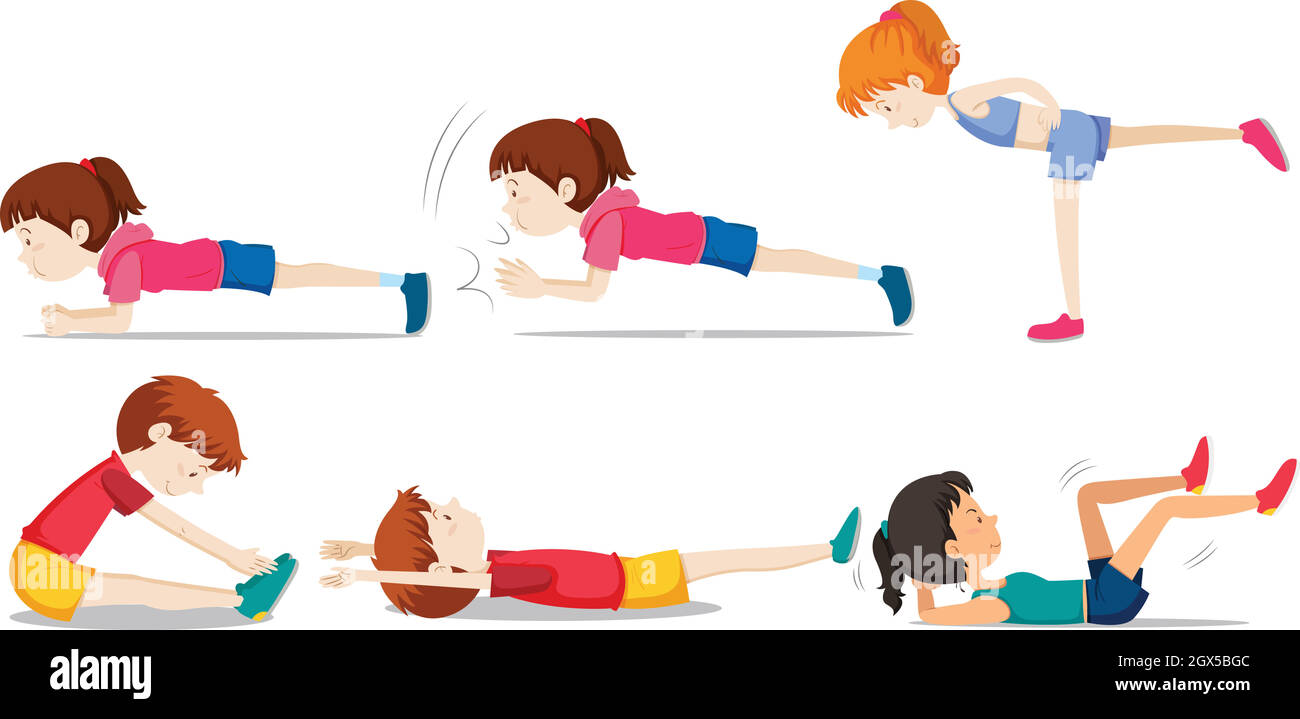 Body Physical Training Stock Vector Images - Alamy