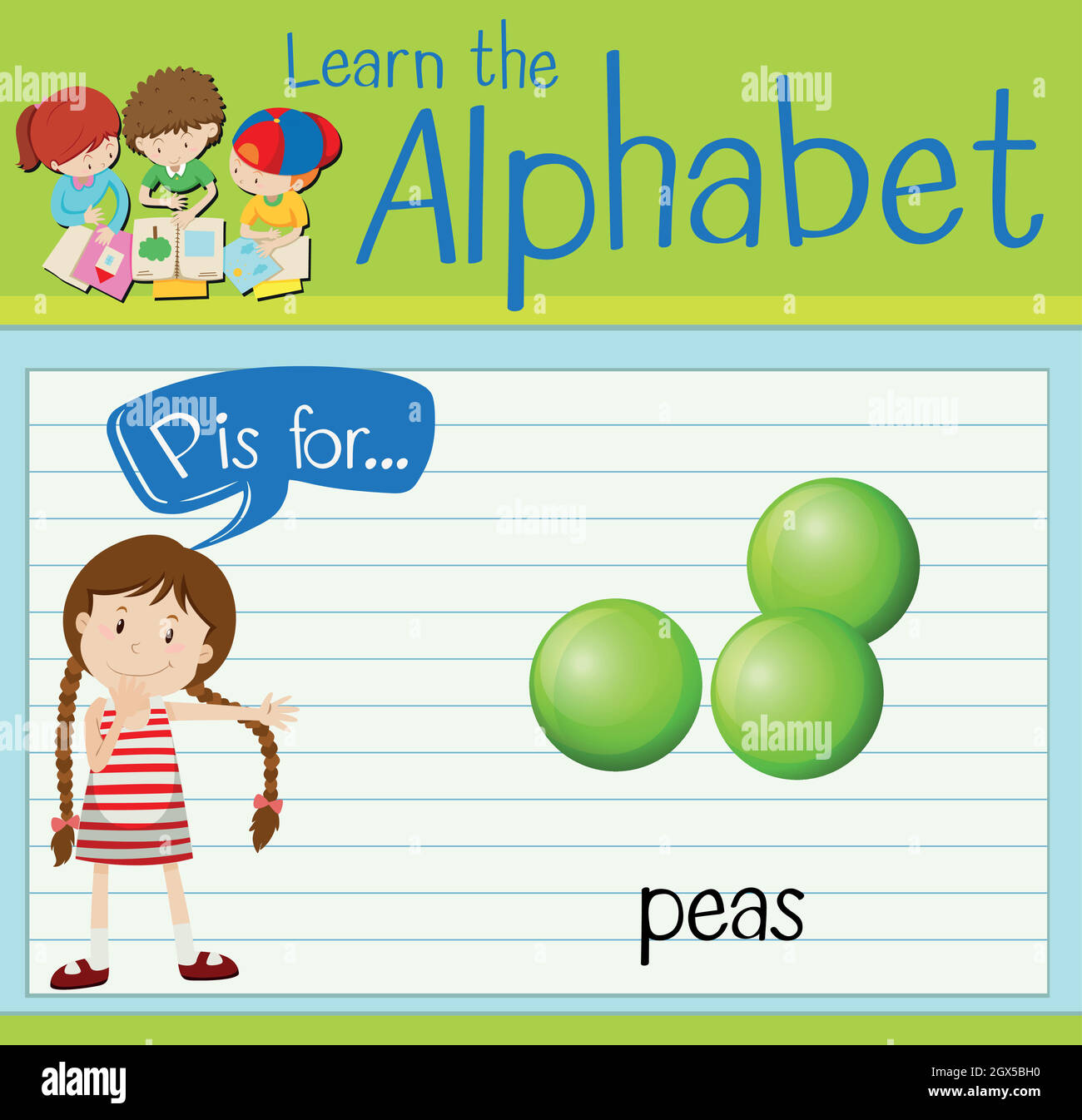 English peas Stock Vector Images - Alamy