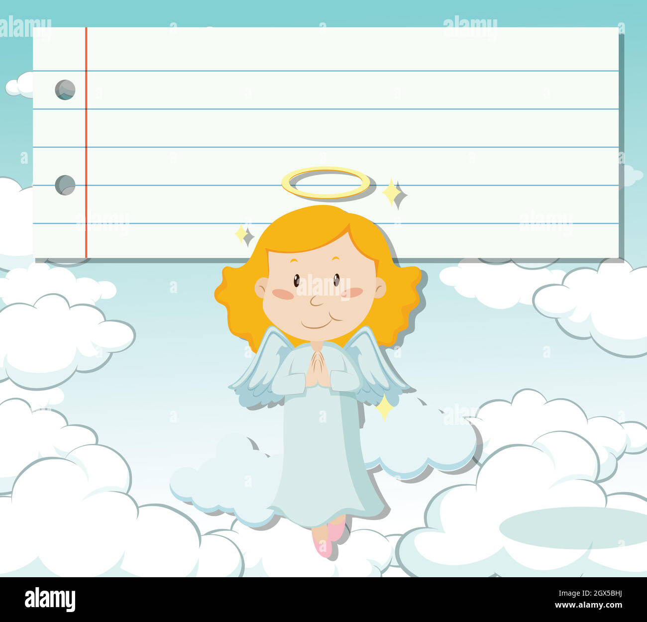 Angel line drawing hi-res stock photography and images - Alamy