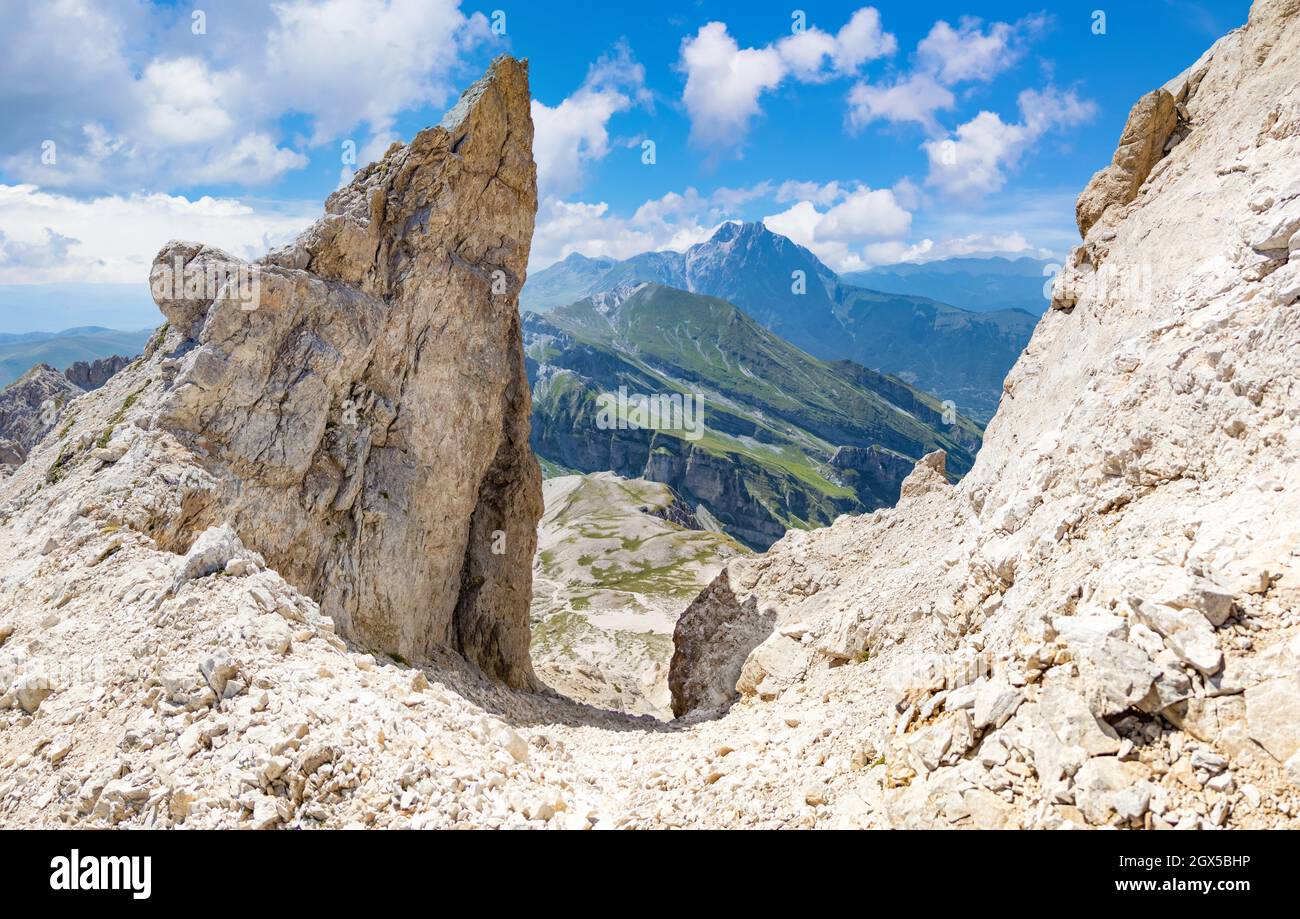 Monte Prena Camicia (Italy) - A peak in the mountain summit named Gran ...