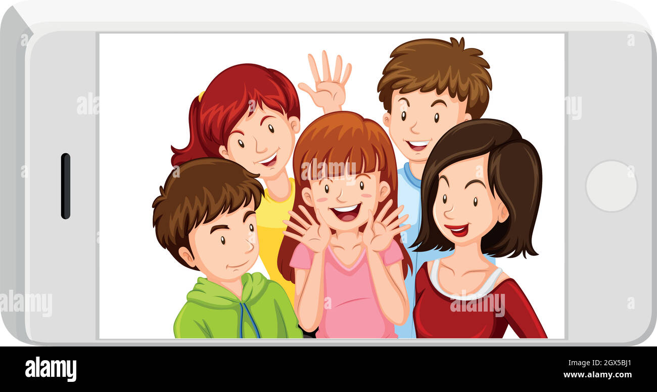 Here in the picture Stock Vector Images - Alamy