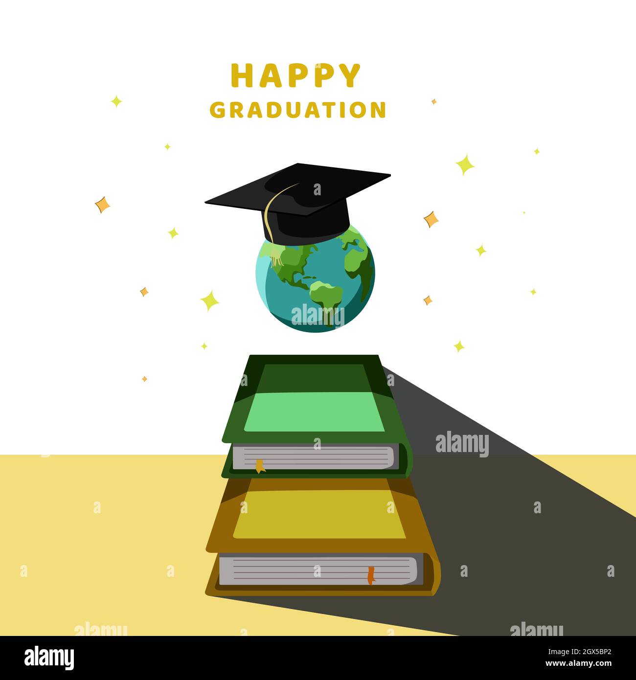 Graduating university students Stock Vector Images - Alamy