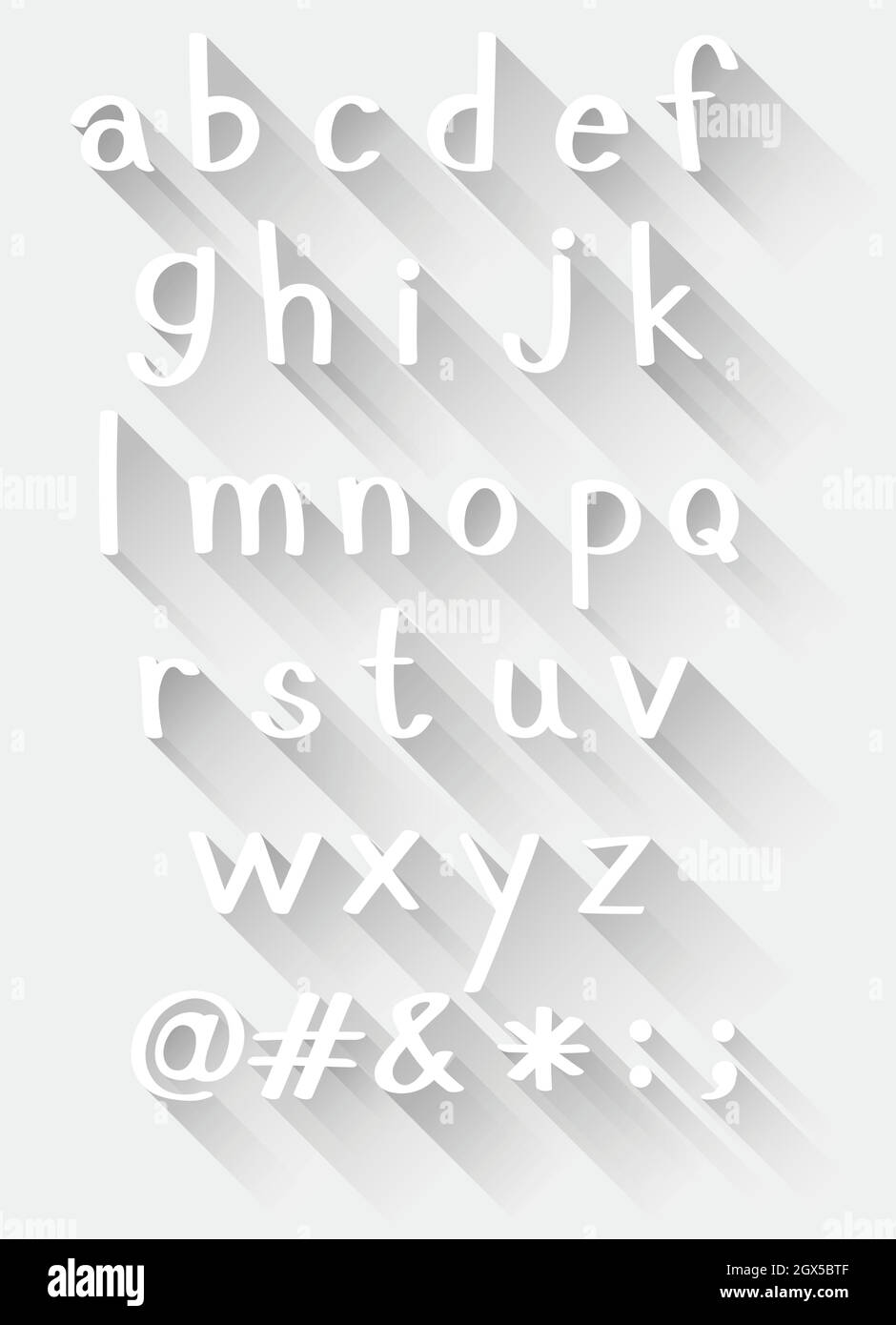 Stylish alphabets hi-res stock photography and images - Alamy