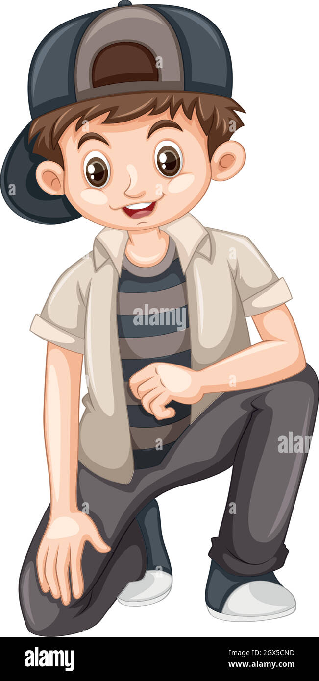 Little boy with happy smile Stock Vector Image & Art - Alamy