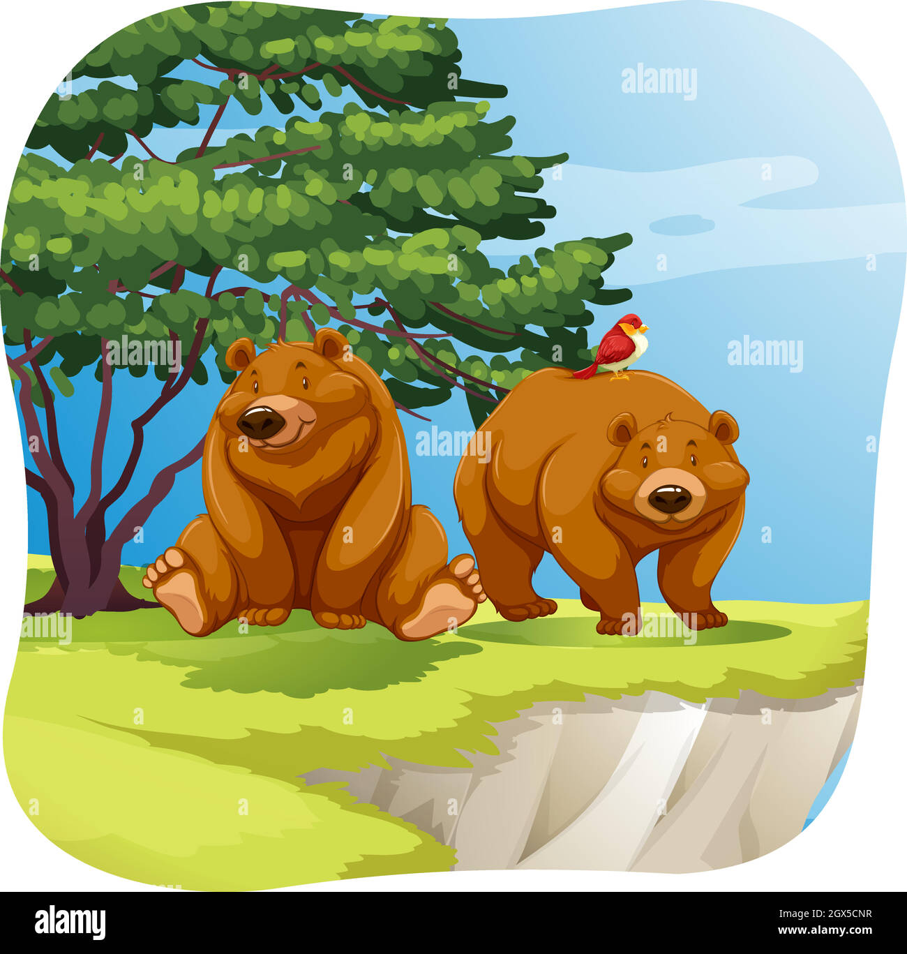 Bears tree Cut Out Stock Images & Pictures - Alamy