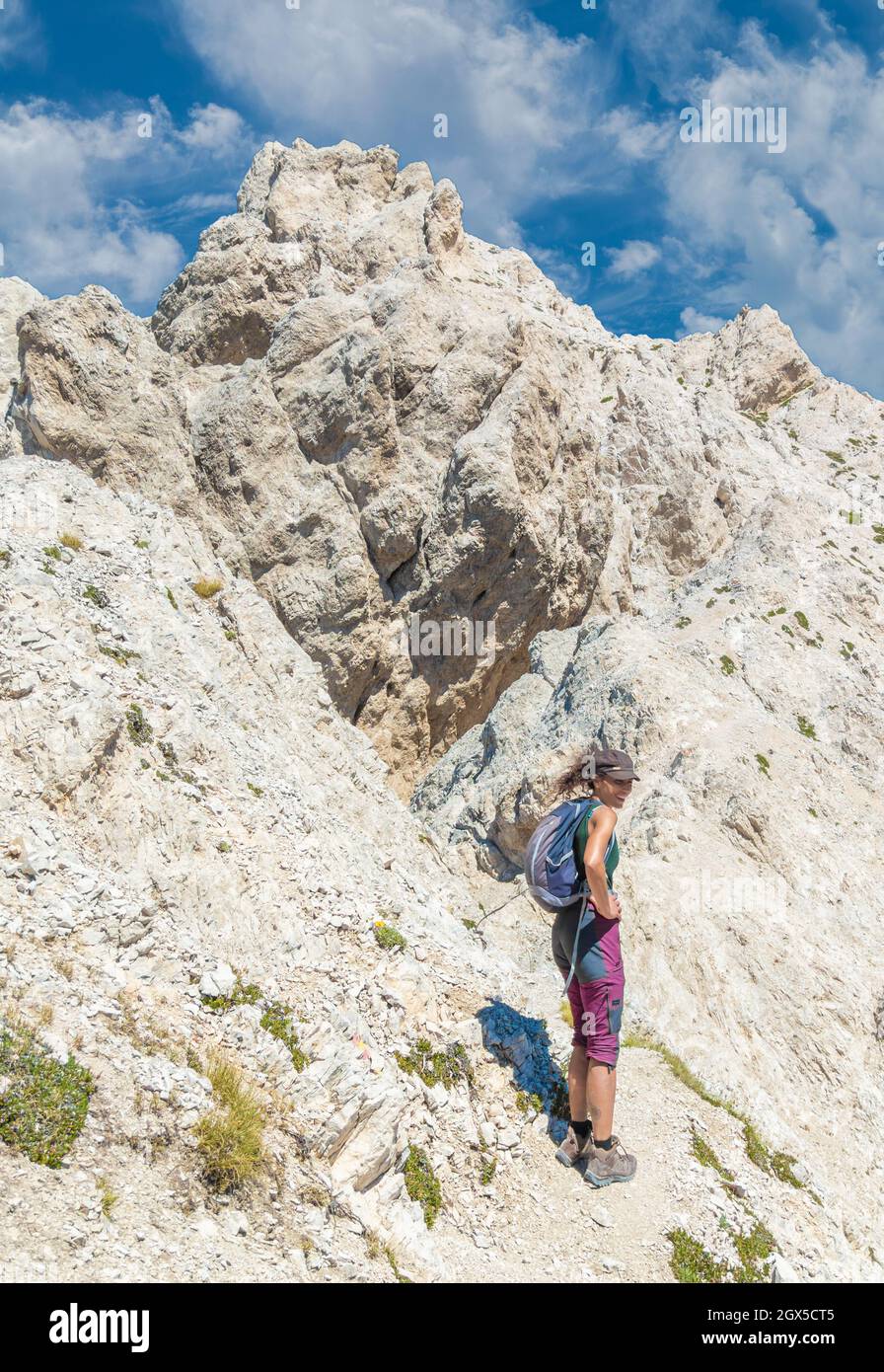 Monte Prena Camicia (Italy) - A peak in the mountain summit named Gran ...