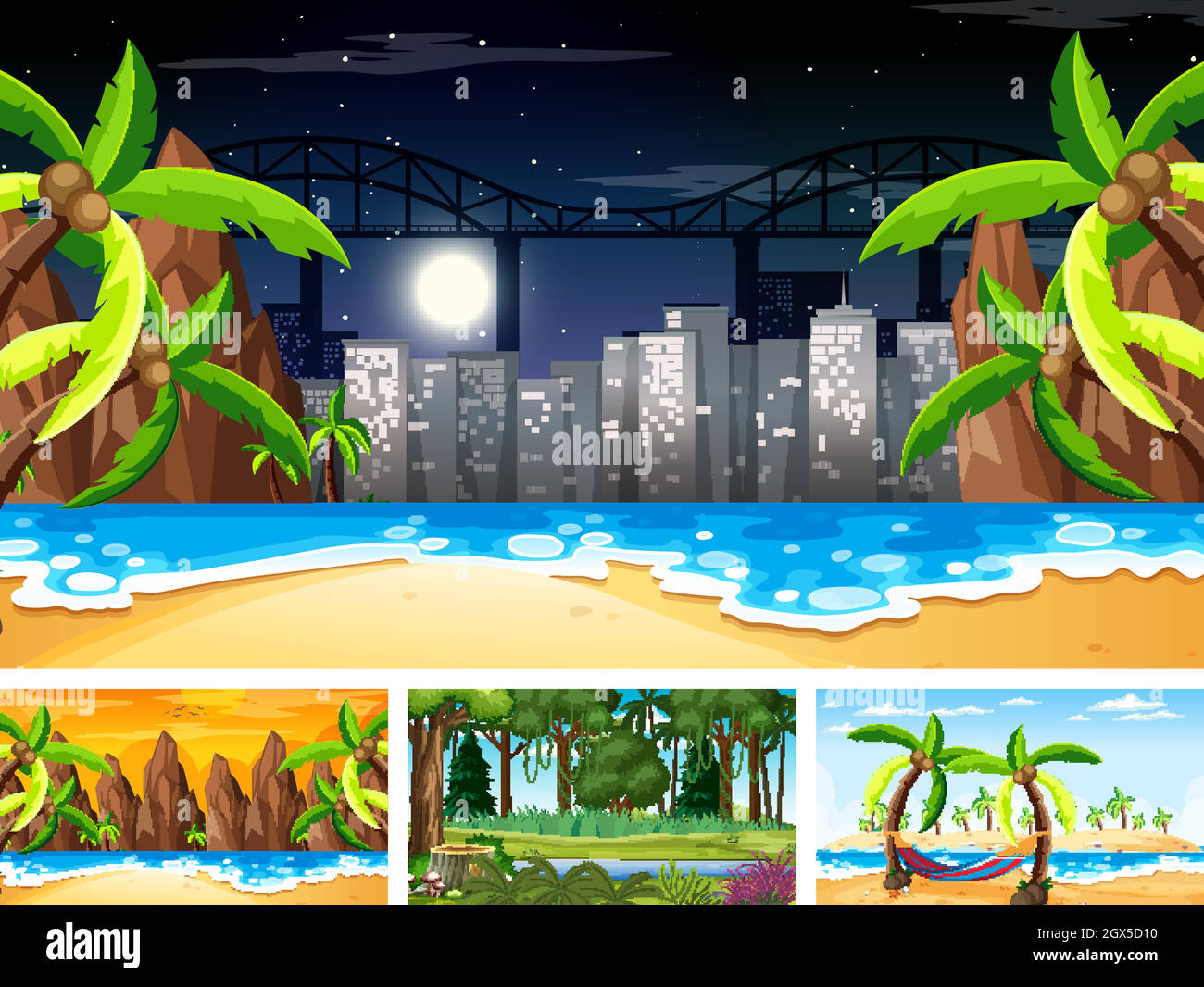 Collection set different hot Stock Vector Images - Alamy