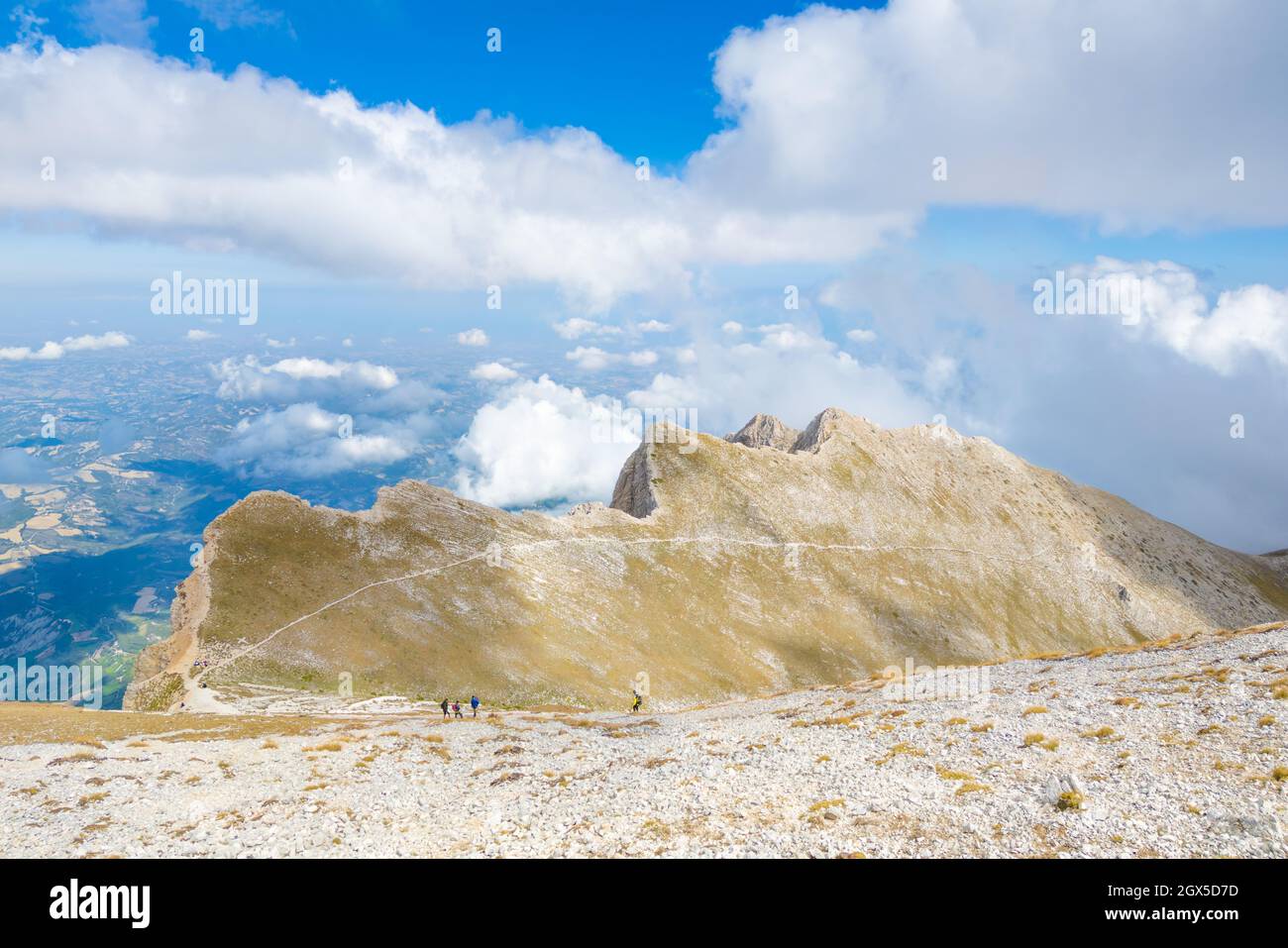 Monte Prena Camicia (Italy) - A peak in the mountain summit named Gran ...