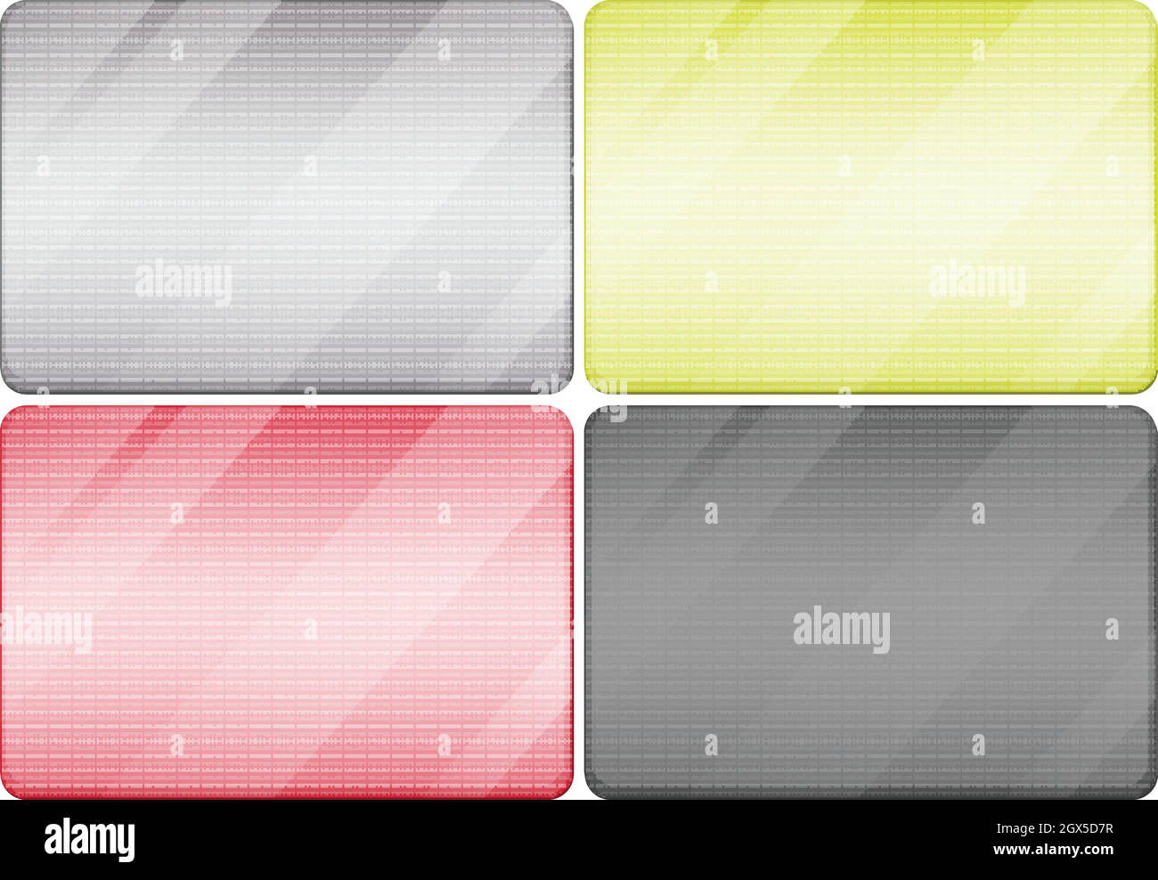 Metal textures in four colors Stock Vector Image & Art - Alamy